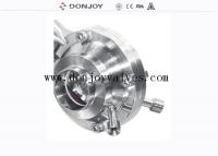 China SS304 Sanitary Butterfly Type Ball Valve With CIP Cleaning for sale