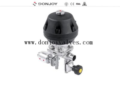 China 10 Bar Pneumatic ASME BPE Sanitary Diaphragm Valve/Multi port diaphragm valve for sale