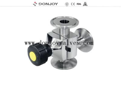 China EPDM Manual Diaphragm Valve L Type With No Dead Leg for sale