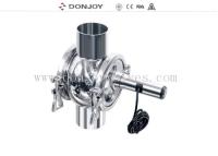 China Tube Sight Glass With Light / 4 Way Sight Glass With Weld End for sale