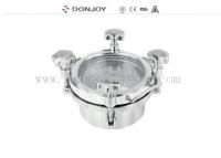 China SS316L Circular Manhole Covers 450×100mm For Pharmaceutical Stirring Tank for sale