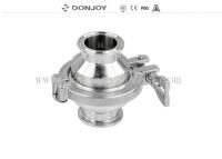 China Stainless Steel Non Retention Valves /  One Way Valve With Tri Clamp End for sale