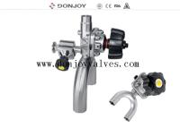 China U Type Sanitary Diaphragm Valve For Vaccine Processing for sale