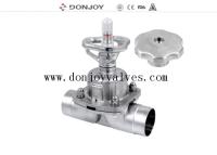 China SS316L Donjoy Phamacy Sanitary Diaphragm Valve ASME BPE Standard for sale