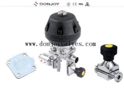 China DN80 Welding 316L Multiport Pneumatic Diaphragm Valve for sale