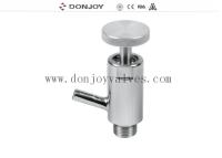 China Manual Sanitary Thread Handwheel Sampling Valve For Pharmacy for sale