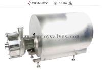 China Three Stage Sanitary Centrifigal Pump With Famous Motors Brand For Beverage for sale