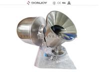 China SS316 Tri Clamp Sanitary Diaphragm Radial Tank Bottom Valve Pneumatic Stainless Steel for sale