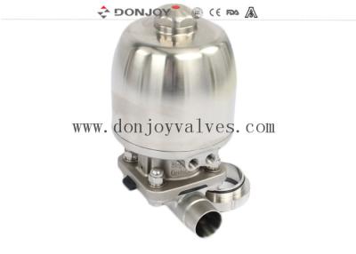 China BPE 3 Way Sanitary Diaphragm Valves For Phamcy SS316L DONJOY Membrane for sale