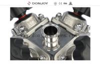 China 54A Type Multiport Stainless Steel Diaphragm Valve With Plastic Handle Pneumatic for sale