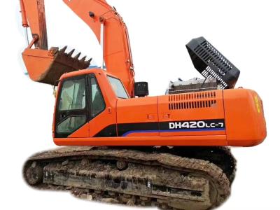 China Hydraulic Used Doosan Excavator Backhoe DH420 Heavy Machinery for sale