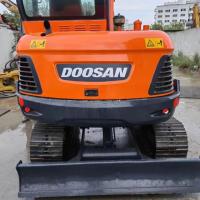 China Reverse Bucket Used Hydraulic Excavators Doosan DX55 Heavy Machinery for sale