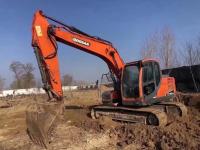 China Doosan DX150 Wheel Excavator Heavy Equipment Used Construction Machinery for sale