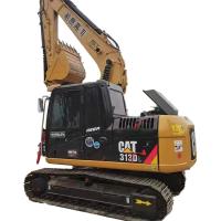 China 313D Used CAT Excavators Backhoe Crawler 12.4rpm for sale