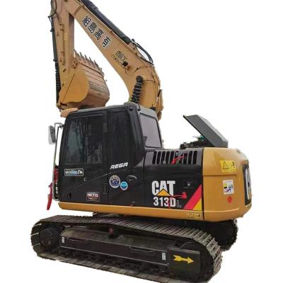 China 313D Used CAT Excavators Backhoe Crawler 12.4rpm for sale