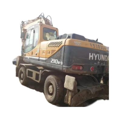 China 2 Ton Used Hyundai 210-9 Excavator Contractors Boom Length 5.65mm for sale