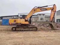 China 21Ton Used Sany Double Excavator 215-9 Dump Truck for sale