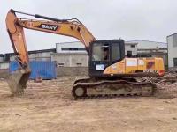China 21Ton Used Sany Double Excavator 215-9 Dump Truck for sale