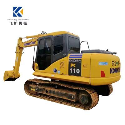China 2nd hand Komatsu PC110-7 Excavation Excavator 10T for sale