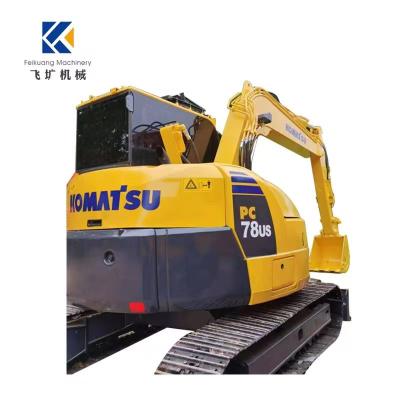 China 6865KG Mini Used Komatsu Excavator 78-8 Second Hand Backhoe for sale