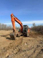China The Use Of Flat-Bottomed Reinforced Bucket Hitachi ZX120-6 Excavator for sale
