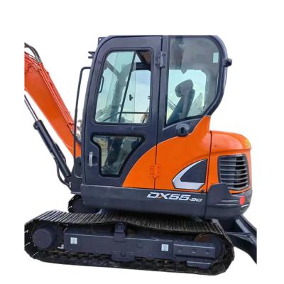 China 5T Mini Used Doosan Excavator DX55 Excavation Equipment for sale