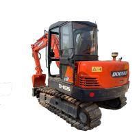 China DH55 Used Doosan Excavator Maximum Digging Height 5330mm With Isuzu 4JB1 Engine Brand for sale