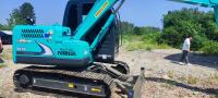 China 2022 7 Ton Used Kobelco Excavator With ISUZU AU4LE2X Engine for sale