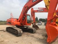 China 5700mm Boom Length Used Doosan Excavator 3030mm Total Transportation Height for sale