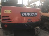 China Water Cooling Used Doosan Excavator 2.4 - 3.8 Km/H Traveling Speed for sale