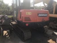 China Water Cooling Used Doosan Excavator 2.4 - 3.8 Km/H Traveling Speed for sale