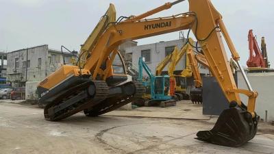 China High Speed Used Hyundai Excavator With 112000W Power And 5680mm Boom Length for sale