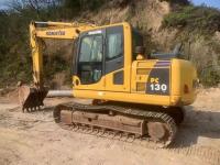 China 5.5km/h Used Komatsu Excavator 2875mm Total Transportation Height for sale