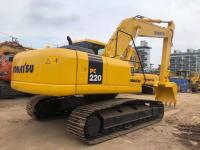 China PC220-7 Used Komatsu Excavator With Swing Speed 11.7rpm And Total Transportation Height 3015mm for sale