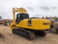China PC220-7 Used Komatsu Excavator With Swing Speed 11.7rpm And Total Transportation Height 3015mm for sale