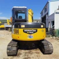 China 78US-6  Used Komatsu Excavator With Traveling Speed 4.5km/H Engine Oil Change Quantity 7.5L for sale
