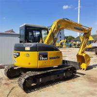 China 78US-6  Used Komatsu Excavator With Traveling Speed 4.5km/H Engine Oil Change Quantity 7.5L for sale