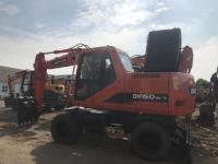 China Used Hydraulic Drive Doosan Wheeled Excavator DH150W-7 For Construction Projects for sale