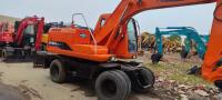 China Used Hydraulic Drive Doosan Wheeled Excavator DH150W-7 For Construction Projects for sale