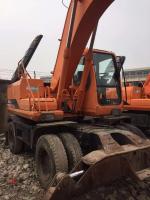 China Hydraulic Crawler Doosan Wheeled Excavator Doosan DH150W-7 For Heavy Duty Work for sale