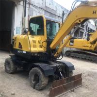 China YANMAR Used Hyundai Excavator 0.06-0.21m3 Bucket Capacity 6100mm Total Transportation Length for sale