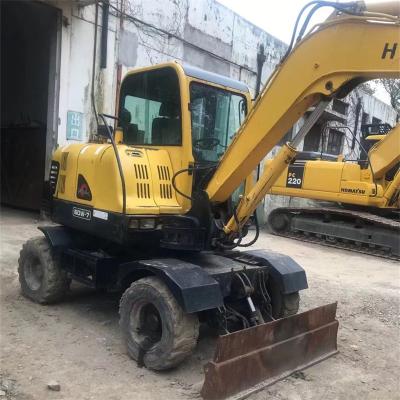 China YANMAR Used Hyundai Excavator 0.06-0.21m3 Bucket Capacity 6100mm Total Transportation Length for sale
