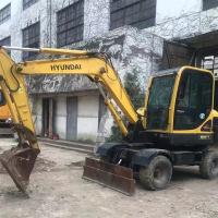 China YANMAR Used Hyundai Excavator 0.06-0.21m3 Bucket Capacity 6100mm Total Transportation Length for sale