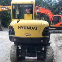 China YANMAR Used Hyundai Excavator 0.06-0.21m3 Bucket Capacity 6100mm Total Transportation Length for sale