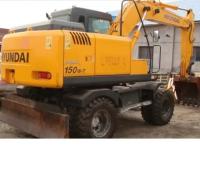 China Hyundai 150w-7 Excavator 15000kg Weight 0.23m3 Bucket 83.4kN Excavation Force for sale