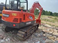 China Hydraulic Mini Used Doosan DH55 Crawler Excavator 5TON Backhoe Model With Big Bucket Capacity for sale