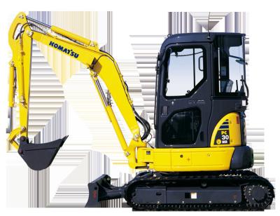 China Komatsu PC30 3-Ton Excavator With 0.2m3 Bucket Capacity 22100W Engine Power 4.450L Fuel Tank for sale