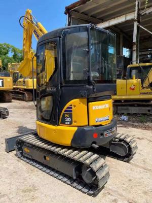 China 3 Ton Crawler Komatsu Pc30 Excavator With 22100W Engine Power 3170mm Excavation Depth 5360mm Radius for sale