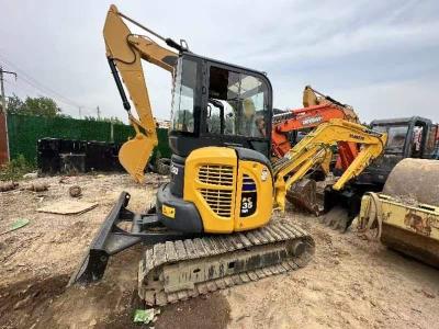China 2.8km/h Traveling Speed Used Komatsu 35mr-2 Excavator With 9rpm Swing Speed for sale