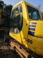 China Second Hand Komatsu 60-7 Crawler Excavator 6000kg 54.8 KN Bucket Force Engine Power 40700W for sale